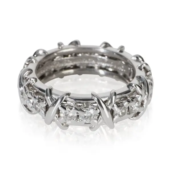 Tiffany & Co. Diamond Sixteen Stone Ring - Platinum