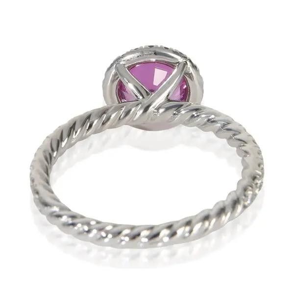 David Yurman 1.64 Ct Sapphire And Diamond Ring
