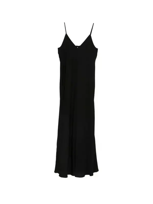 Dixie Crinkled-finish V-neck Midi Dress