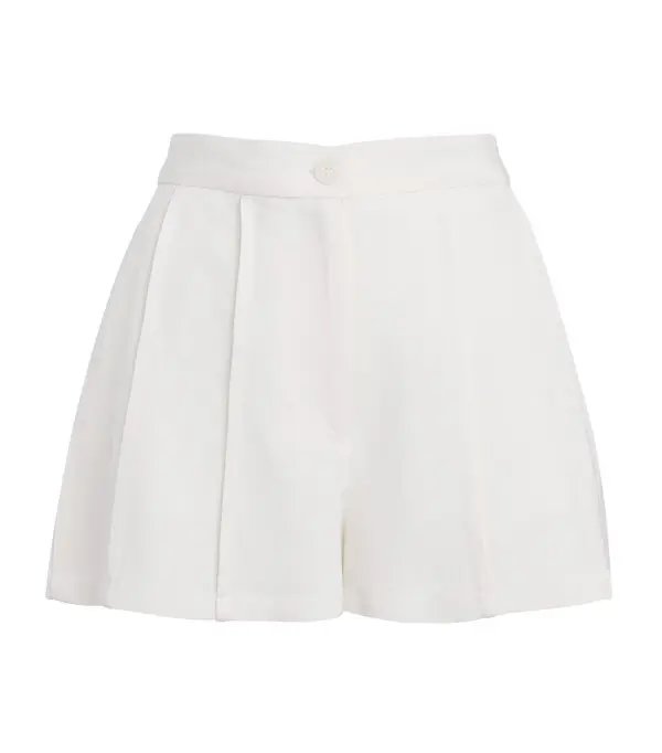 Claudie Pierlot Topstitch Tailored Shorts - White