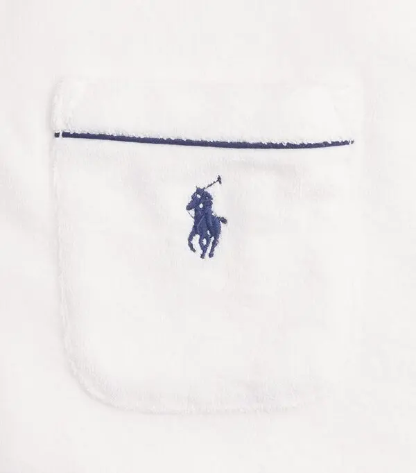 Polo Ralph Lauren Towelling Polo Pony Sweatshirt - White