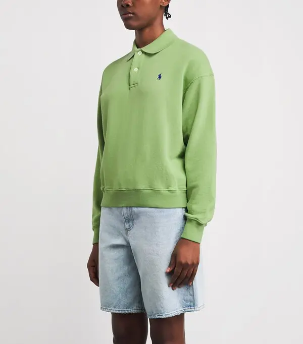 Polo Ralph Lauren Cotton-blend Polo Sweater