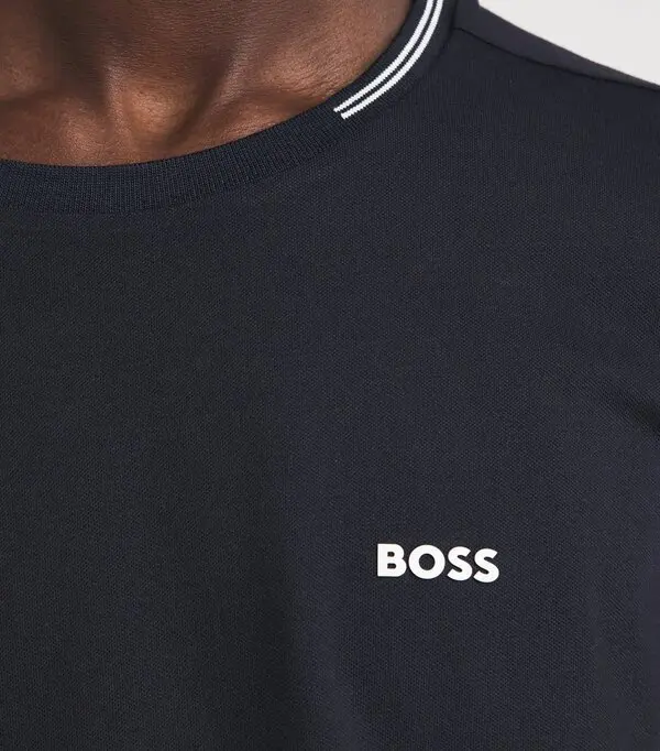 BOSS Stretch-cotton Logo T-shirt