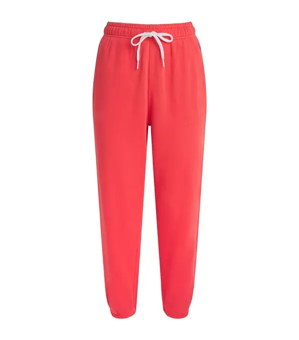 Polo Ralph Lauren Cotton-blend Cuffed Sweatpants - Red