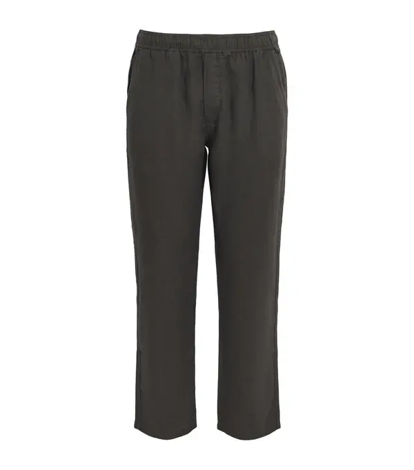 SAMSOE SAMSOE Organic Cotton-blend Jabari Trousers - Green