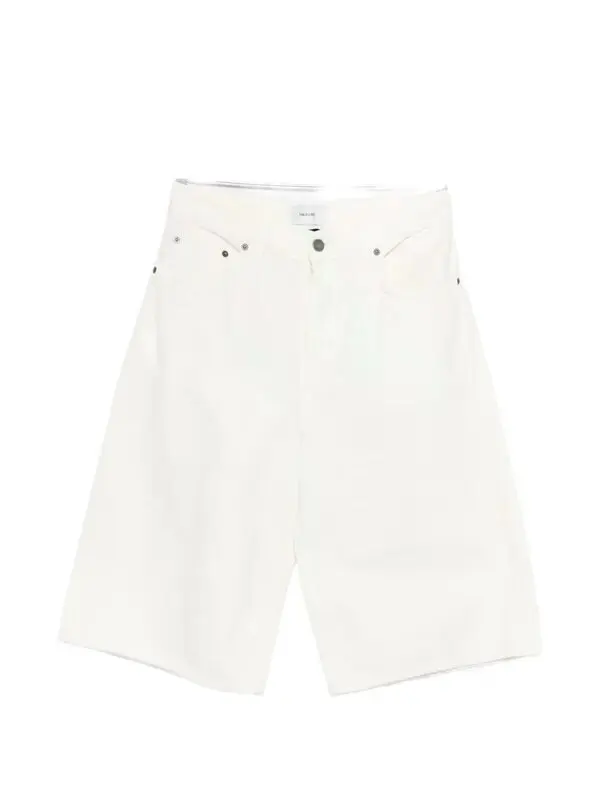 HAIKURE Becky Denim Shorts - White