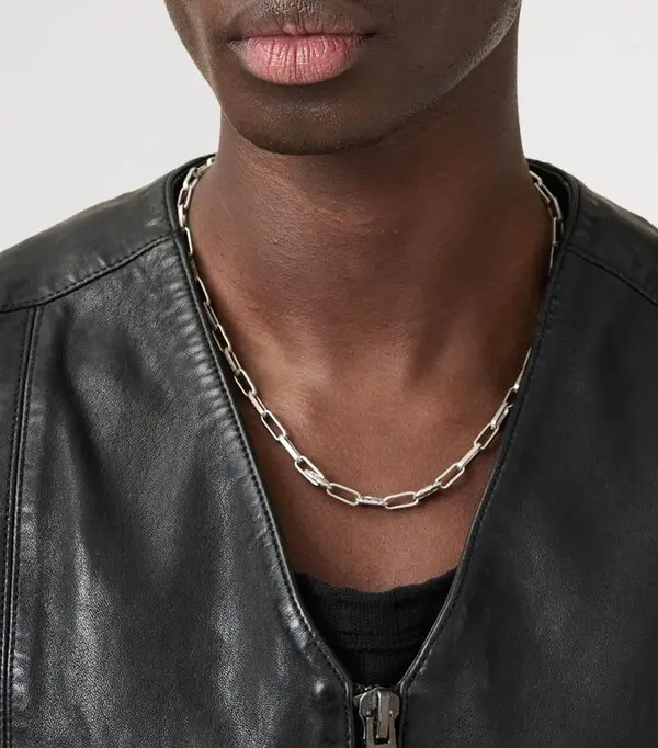 ALLSAINTS Leather Davies Waistcoat