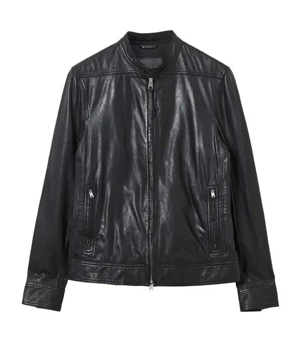 ALLSAINTS Colt Leather Jacket - Black