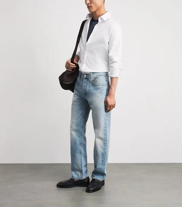 Sandro Straight Leg Jeans - Blue