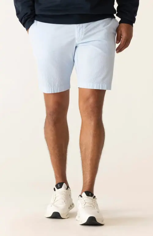 DEKE 8.5-inch Flat Front Twill Bermuda Shorts - Ice Water