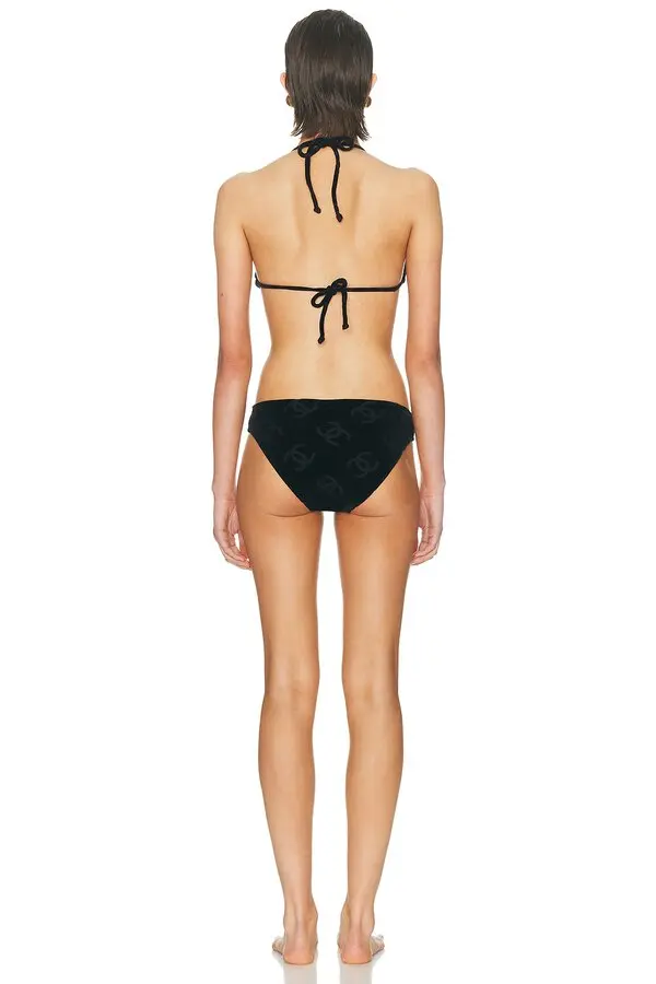 Chanel Velour Bikini Set