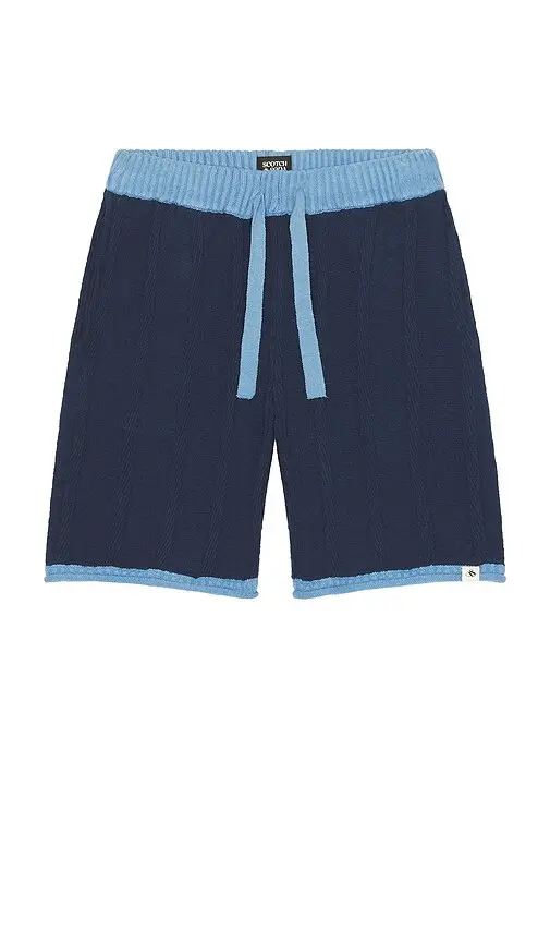 Scotch & Soda Structured Knitted Shorts