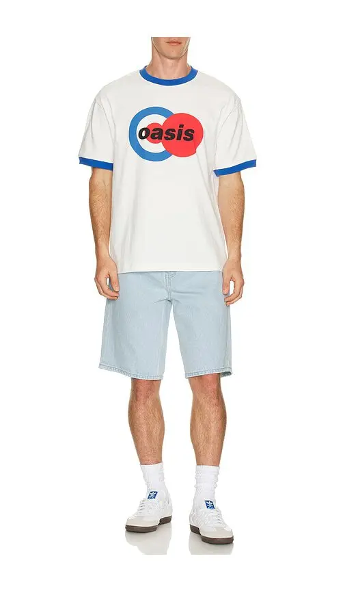 PLEASURES X Oasis 1996 Ringer Shirt In . Also