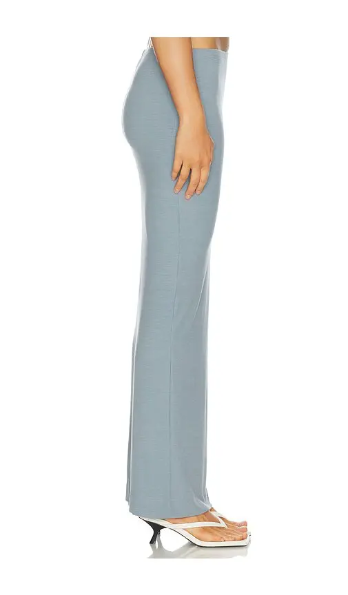 Eterne Emma Ribbed Jersey Maxi Skirt