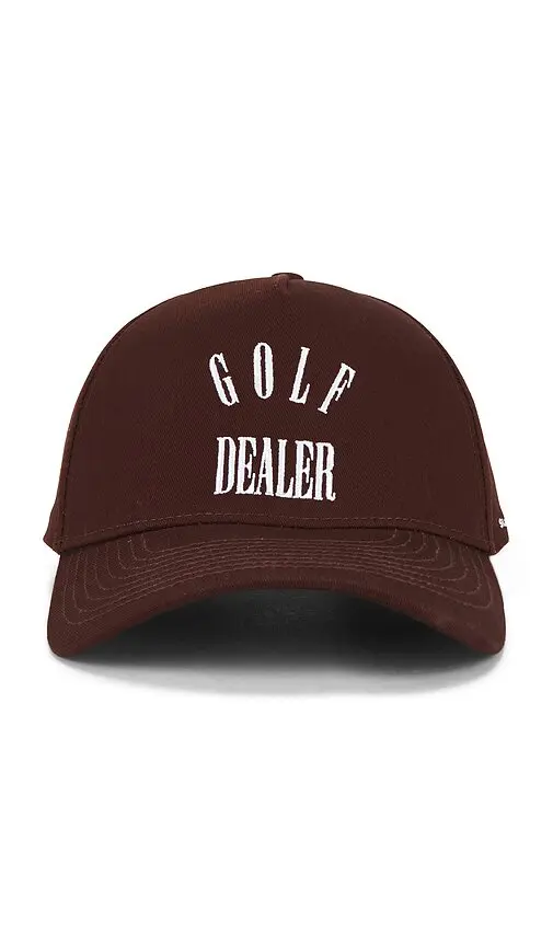 STUDENTS GOLF Golf Dealer Strap Back Cap - Brown