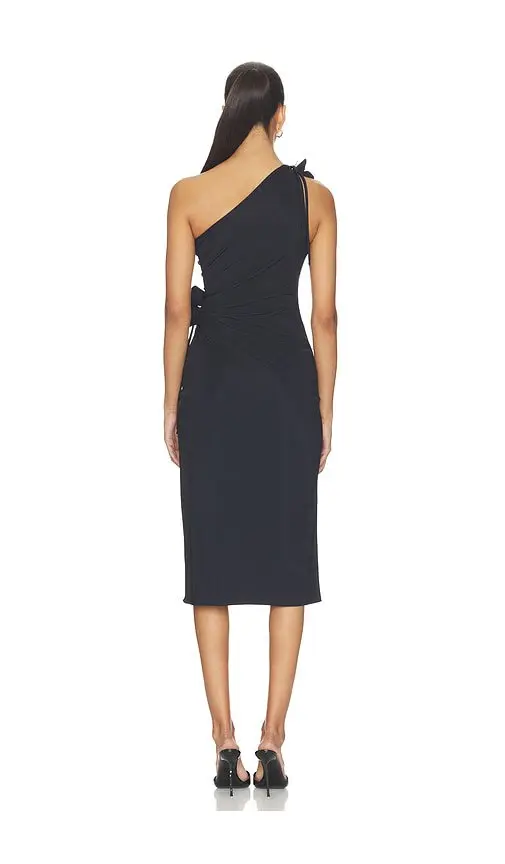 Coperni Asymmetrical One Shoulder Gown - Black