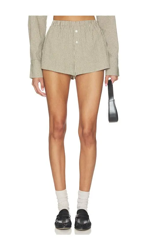 Superdown Gingham Checkered Shorts