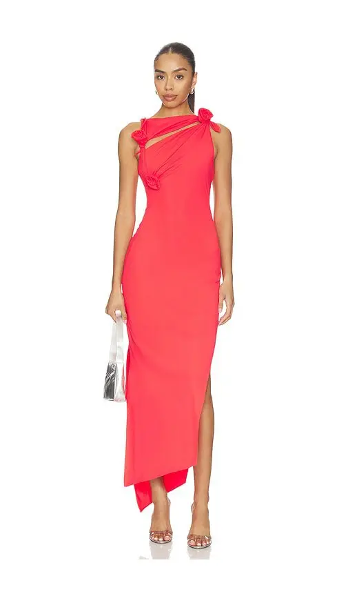 Coperni Sleeveless Gown - Red