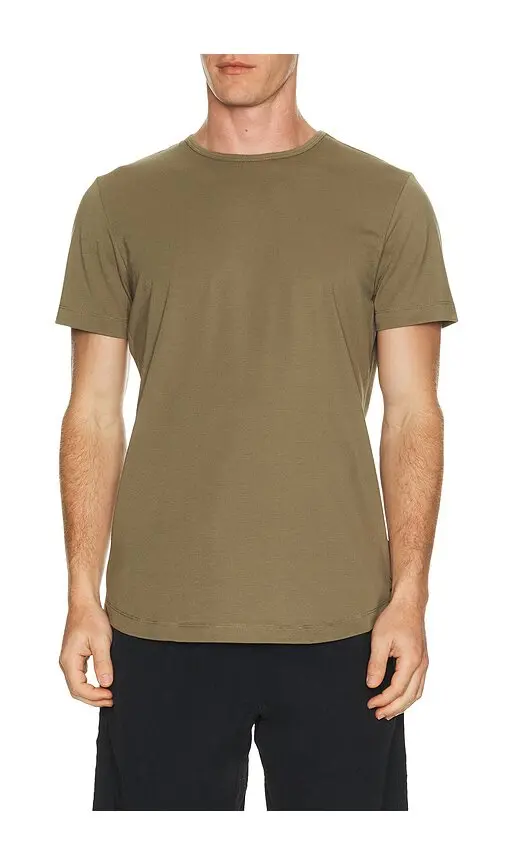 CUTS Curve Hem Tee In . Also - Brown