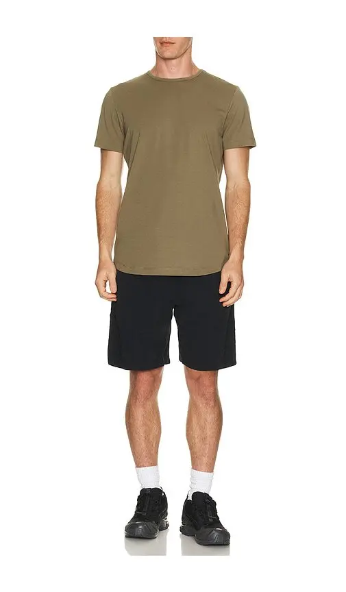 CUTS Curve Hem Tee In . Also - Brown