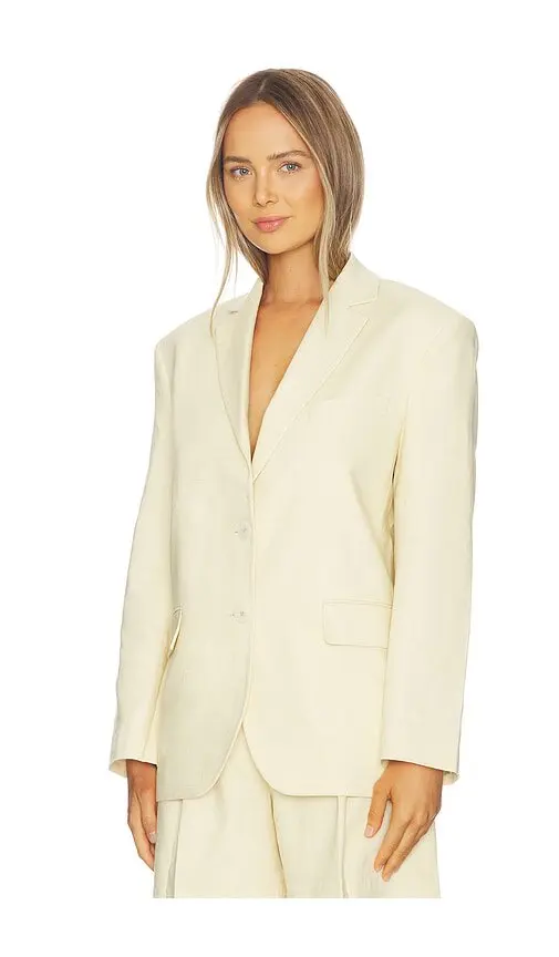 ANINE BING Quinn Blazer - Lemon