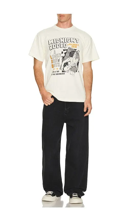 MIDNIGHT RODEO American Exxtasy Tee In . Also - Cream