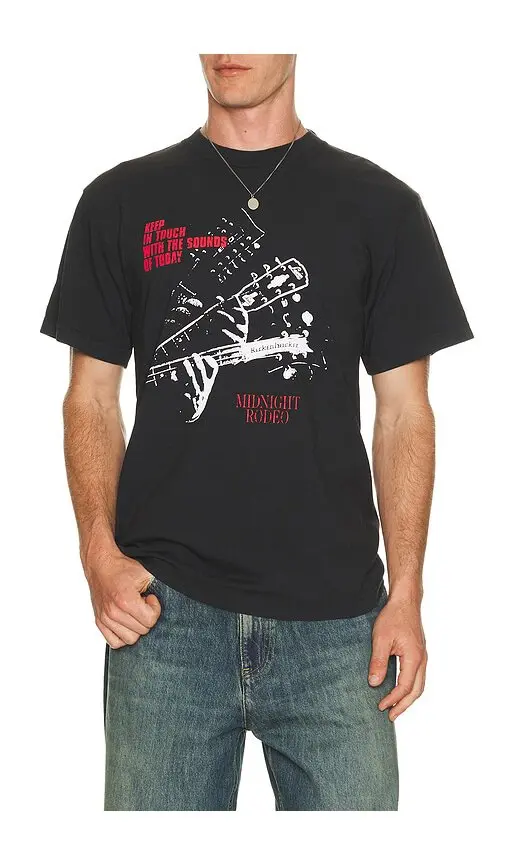 MIDNIGHT RODEO Lsd Tee In . Also - Black