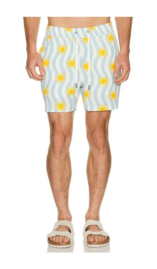 Onia Charles 5 Swim Trunk - Blue