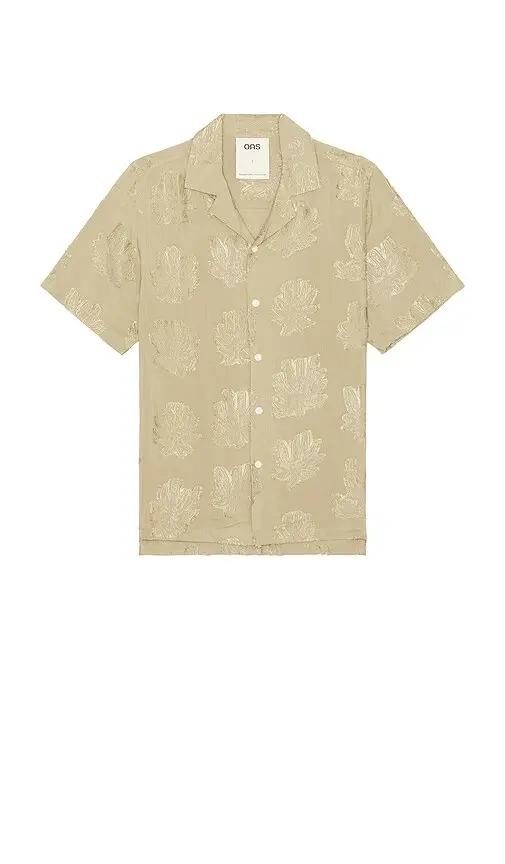 Oas Palmoza Rocco Shirt In . Also - Brown