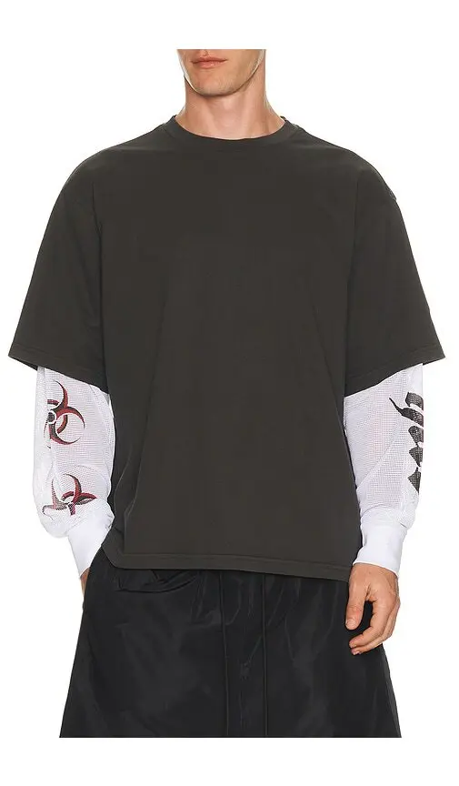 HUF Leon Long Sleeve Double Layer Top