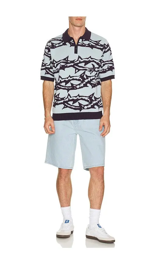 HUF Cromer Shorts Light Wash Denim