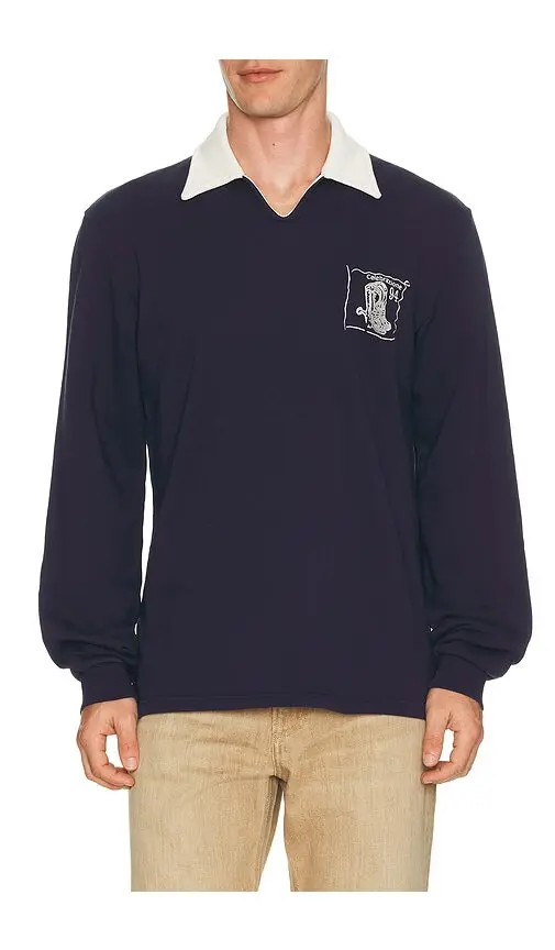PALMES Boot Open Rugby Shirt In . Also