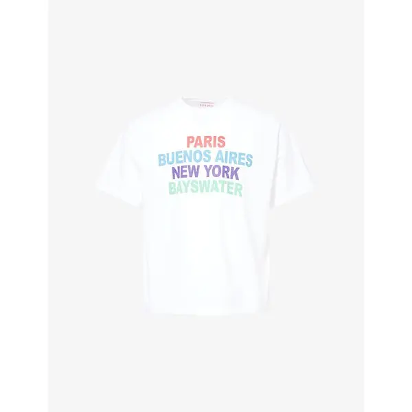 THAMES Geography Cotton T-shirt