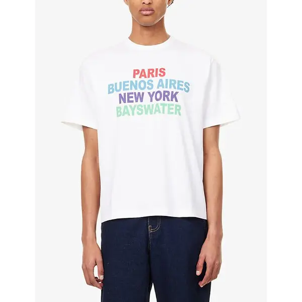 THAMES Geography Cotton T-shirt