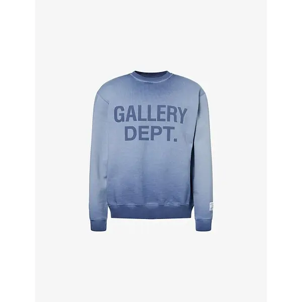 GALLERY DEPT. Cotton-jersey Crewneck Sweatshirt - Navy