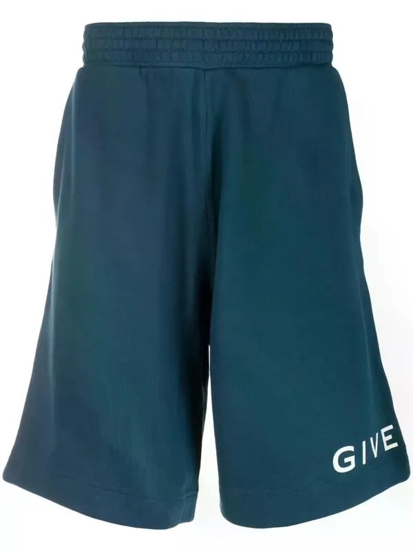 Givenchy Logo-print Jersey Track Shorts
