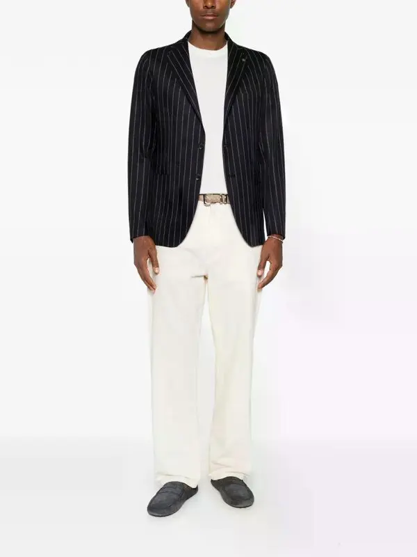 Tagliatore Striped Blazer - Blue