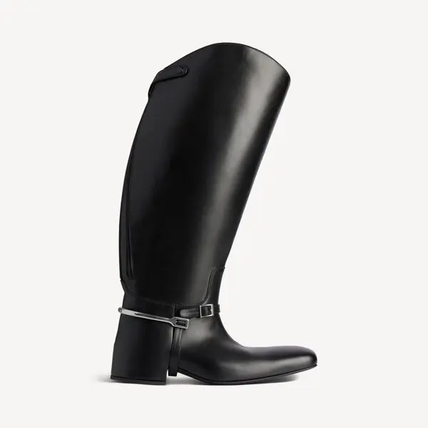Balenciaga Excavator Riding Boot - Black