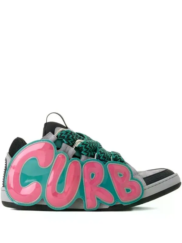 LANVIN Curb Lettering Sneakers