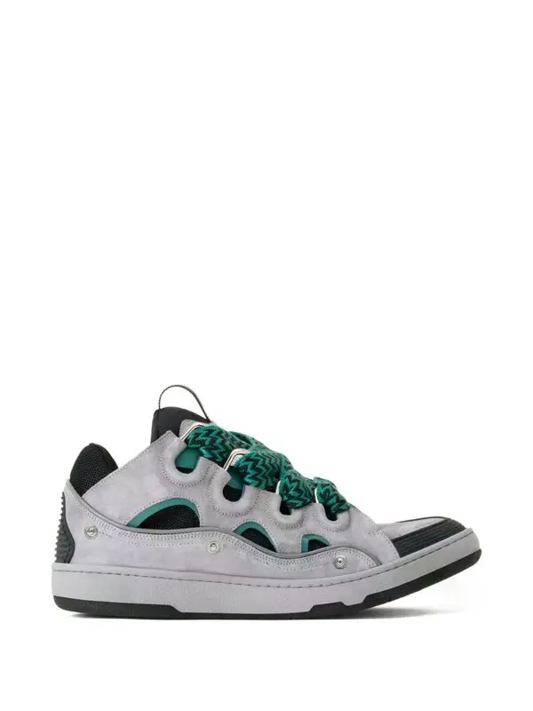 LANVIN Curb Lettering Sneakers