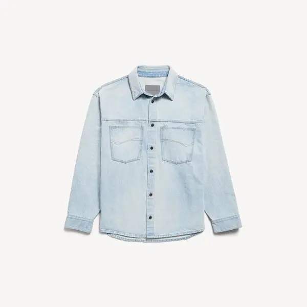 Balenciaga Denim Long Sleeve Shirt