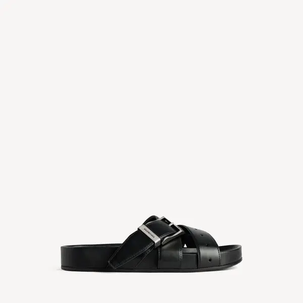 Balenciaga Belt Mule - Black