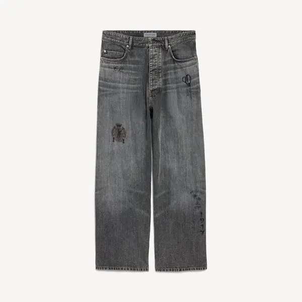 Balenciaga Tattoo Baggy Pants