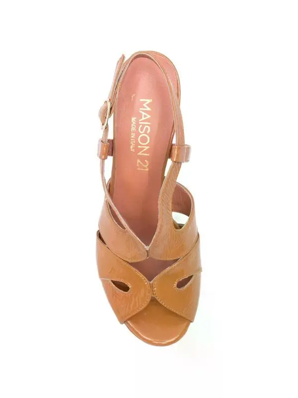 MAISON 21 Patent-leather Sandals