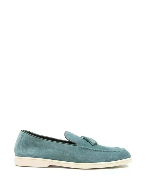 DOUCAL'S Tassel-detail Suede Loafers