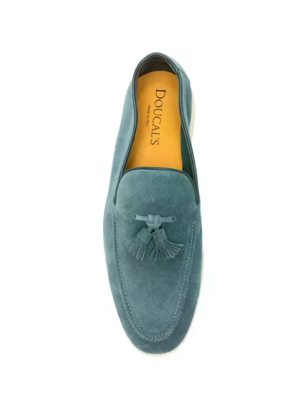 DOUCAL'S Tassel-detail Suede Loafers