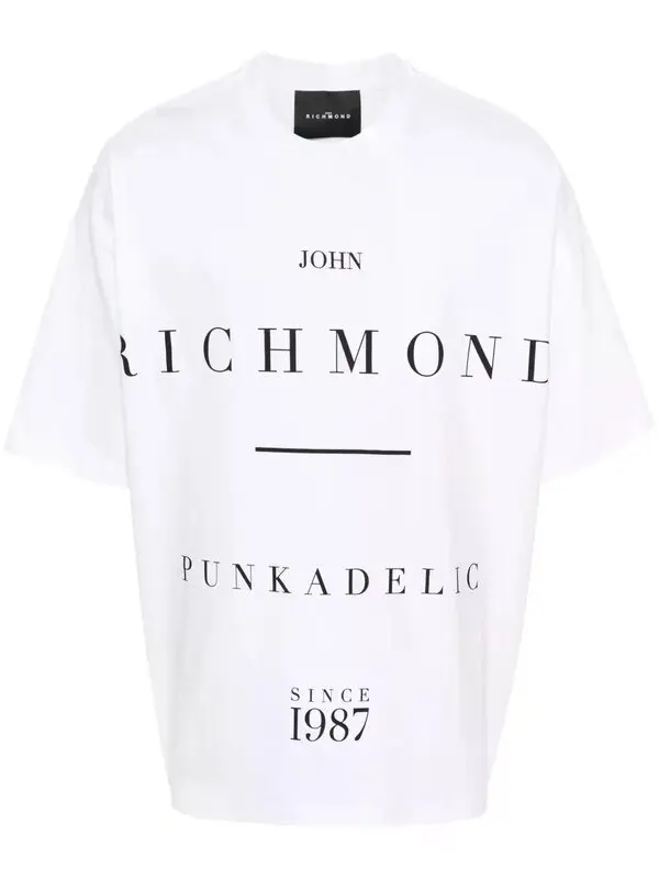 John Richmond Logo-print T-shirt - White