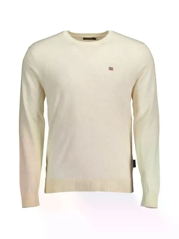 NAPAPIJRI Crew Neck Logo-patch Sweater - Neutrals