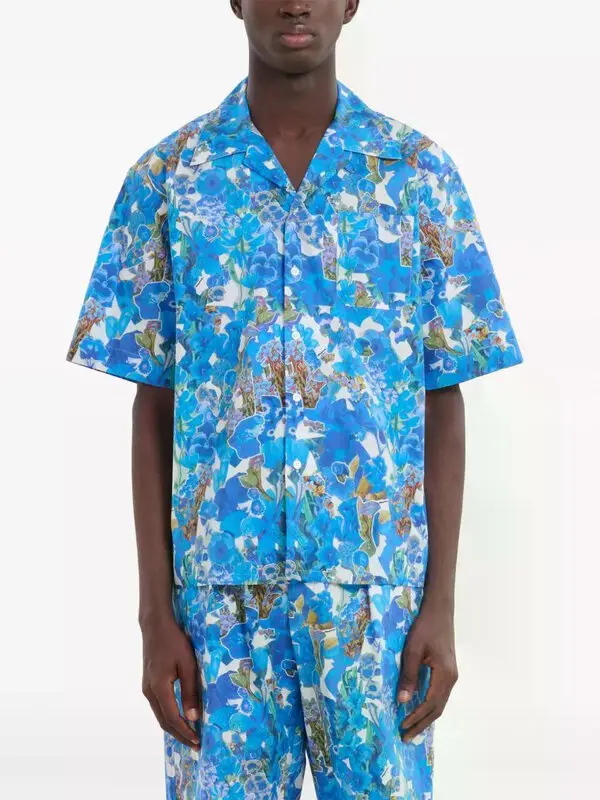 Marni Floral-print Cotton Shirt