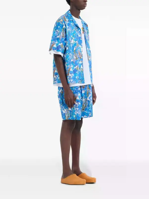 Marni Floral-print Cotton Shirt
